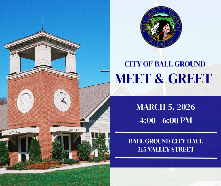 Meet & Greet - City of Ball Ground Georgia